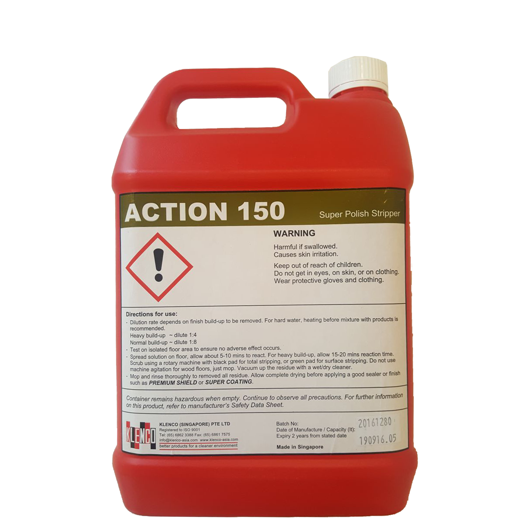 Hoá chất đánh tróc Klenco Action 150 5L chính hãng | Fact-Depot