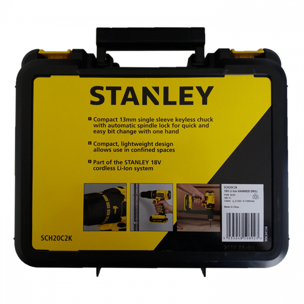 Máy khoan vặn vít động lực dùng pin Stanley SCH 20C2 chính hãng | Fact ...