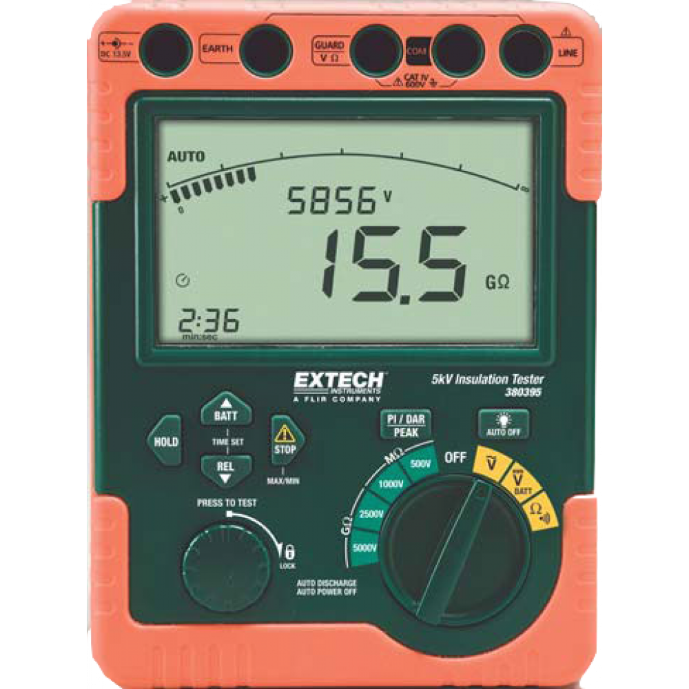 Máy đo điện trở cách điện Extech 380395-NIST chính hãng | Fact-Depot