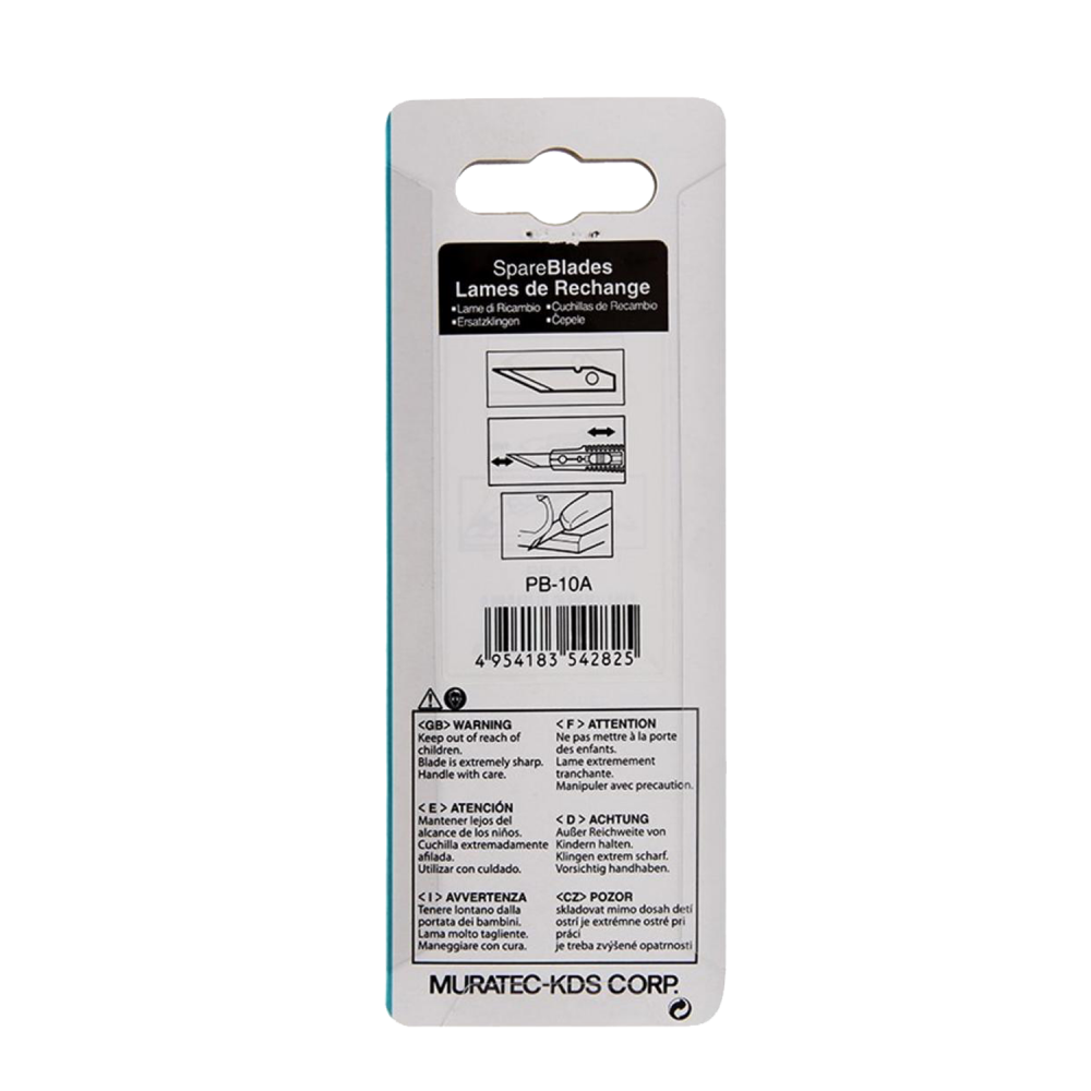 Lưỡi dao cho dao P-11 (Hộp 10 cái) KDS PB-10AF chính hãng | Fact-Depot