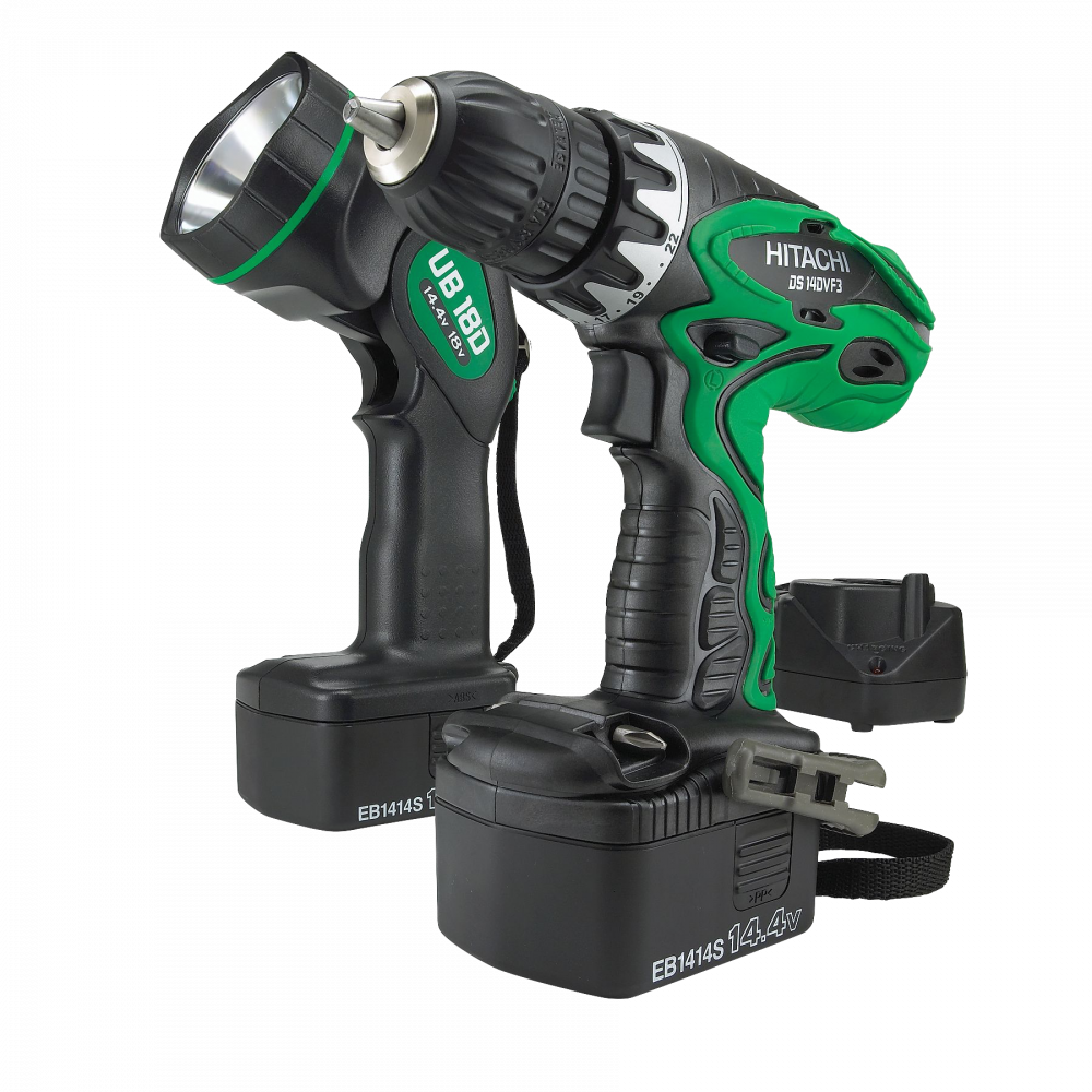 Máy khoan vặn vít dùng pin Hitachi DS14DVF3 chính hãng | Fact-Depot