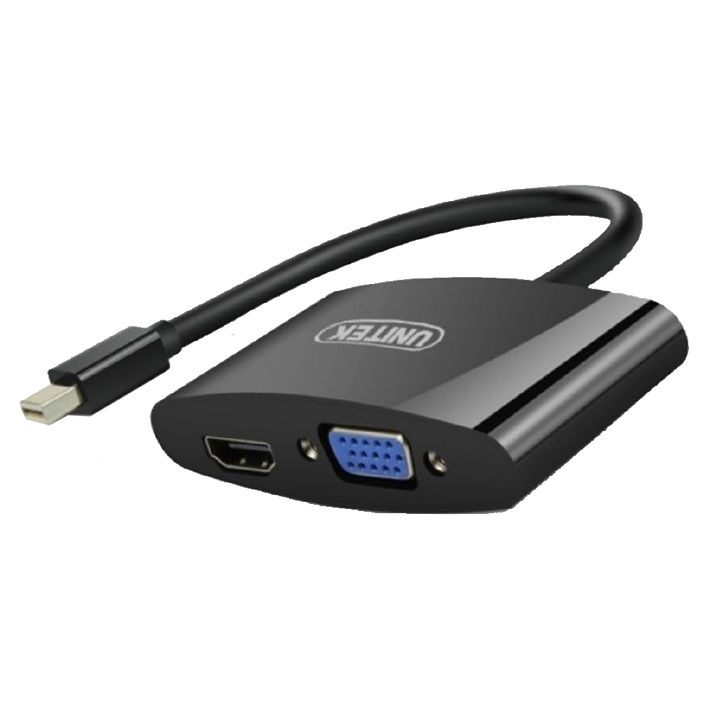 Dây cáp Mini Displayport - VGA - HDMI Unitek Y-6328BK chính hãng | Fact ...
