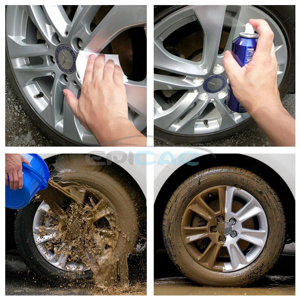 Bình xịt phủ nano cao cấp bảo vệ mâm xe ô tô Soft99 Wheel Dust Blocker ...