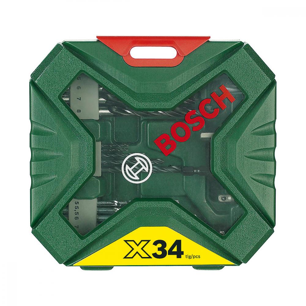 Bộ mũi khoan và vặn vít X-Line 34 chi tiết Bosch 2607010608 chính hãng ...