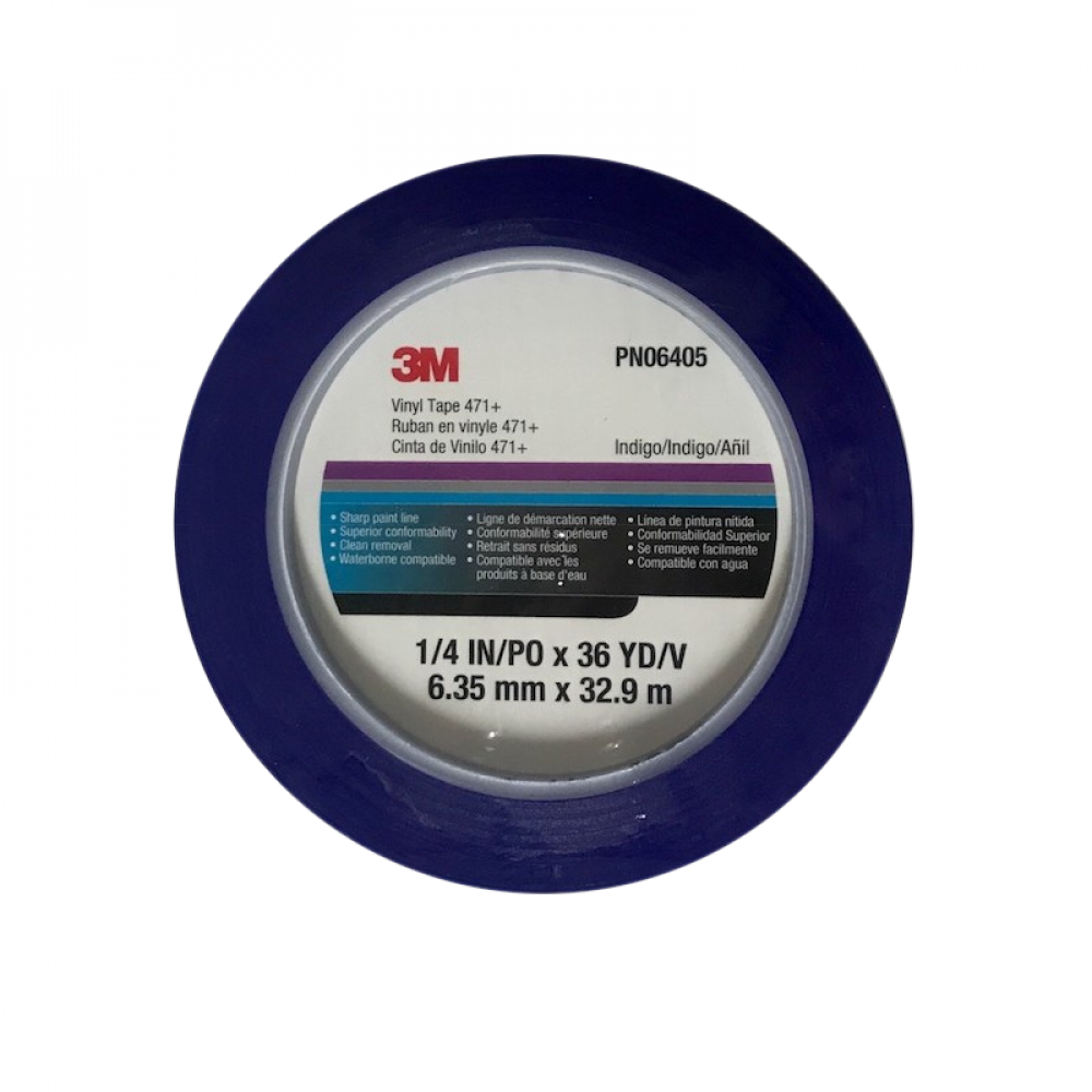 Băng keo nhựa chạy chỉ đường cong 3M 06405 1/4" x 36yard chính hãng ...