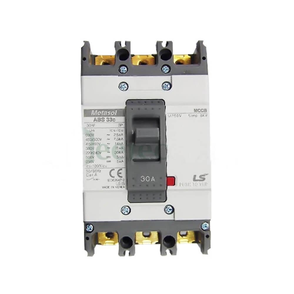 Cầu dao tự động (aptomat) MCCB LS ABS33c chính hãng | Fact-Depot