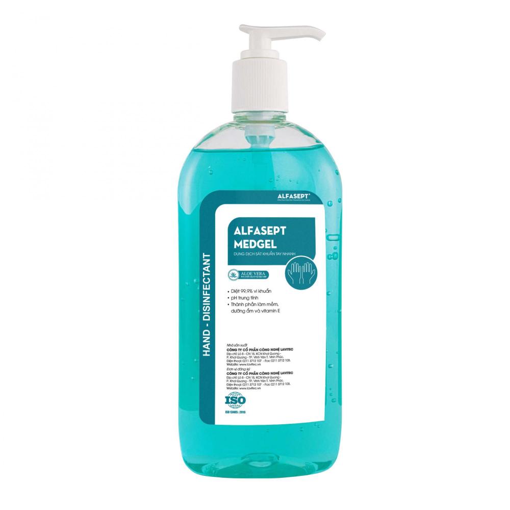 Dung dịch sát khuẩn tay nhanh ALFASEPT MED GEL AF209005 500ml chính ...