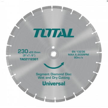 Đĩa cắt bê tông Total TAC2144052 405x25.4 mm chính hãng | Fact-Depot