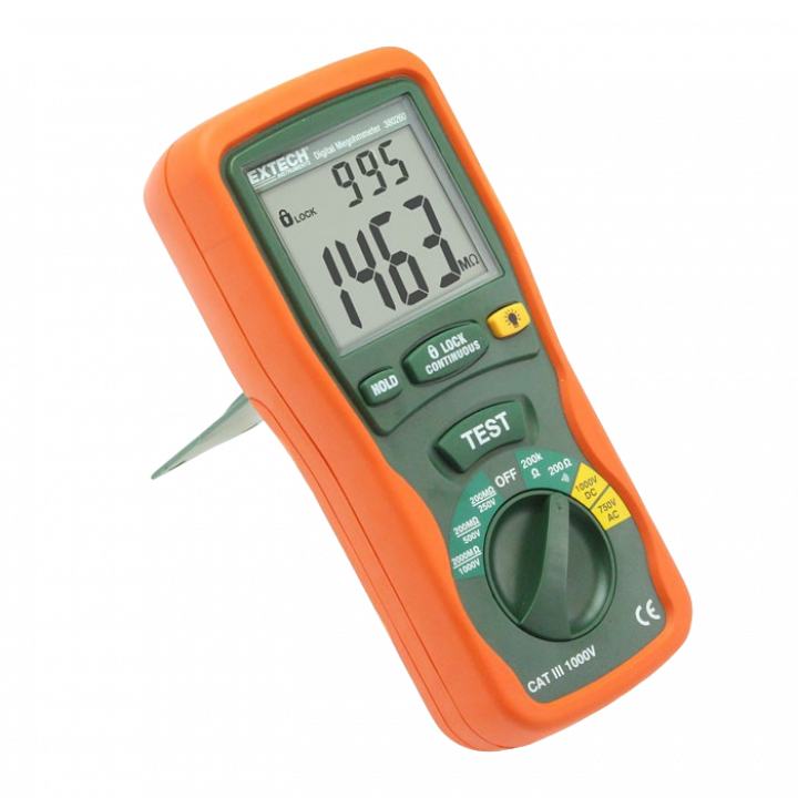 Máy đo điện trở cách điện Extech 380260-NIST chính hãng | Fact-Depot