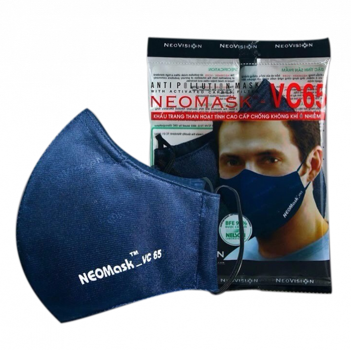 Khẩu trang than hoạt tính NeoMask VC65 chính hãng | Fact-Depot
